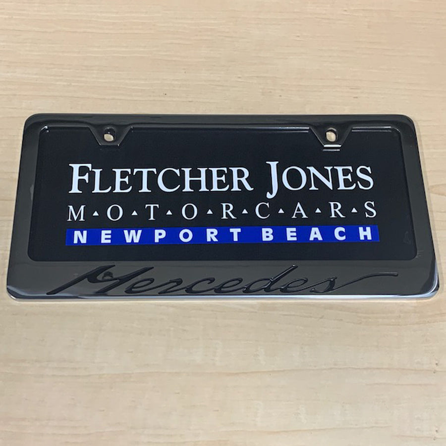 Mercedes-Benz License Plate Frames – Mercedes-Benz Boutique by Fletcher ...