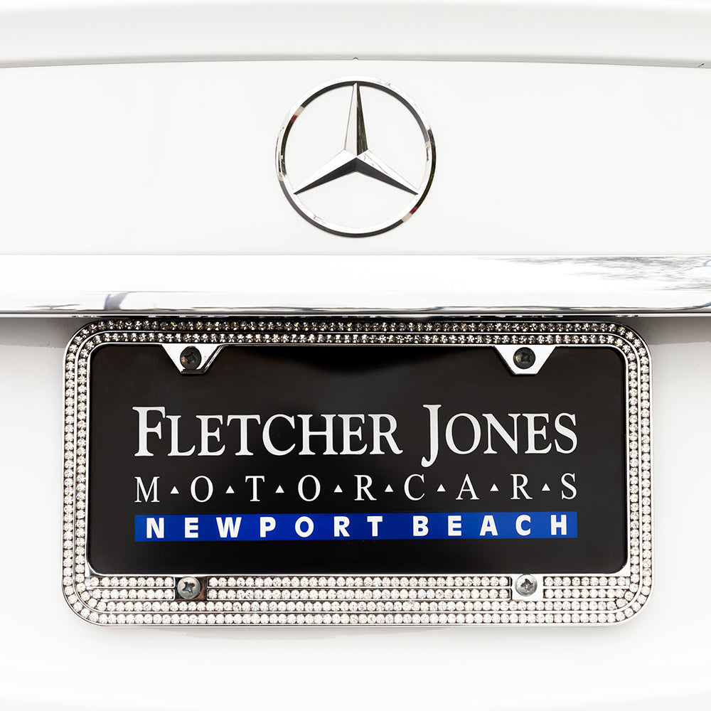 Swarovski Crystal License Plate Frame for Mercedes-Benz Vehicles ...