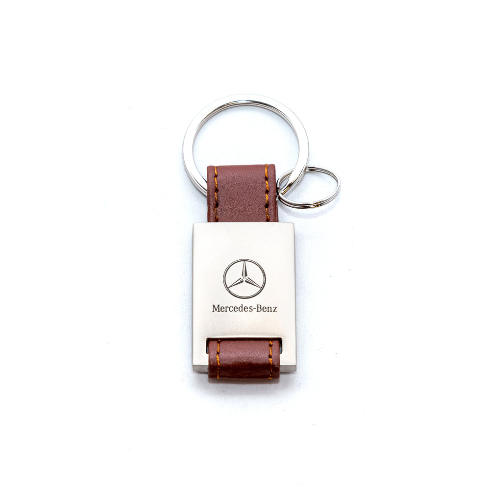Mercedes-Benz Keychain with Leather Strap (Smaller) – Mercedes-Benz ...